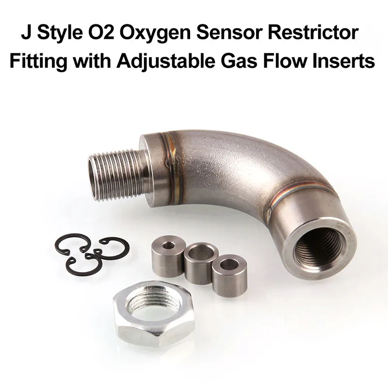 Stainless Steel Multiple types M18x1.5 Lambda O2 Oxygen Sensor Extender ...