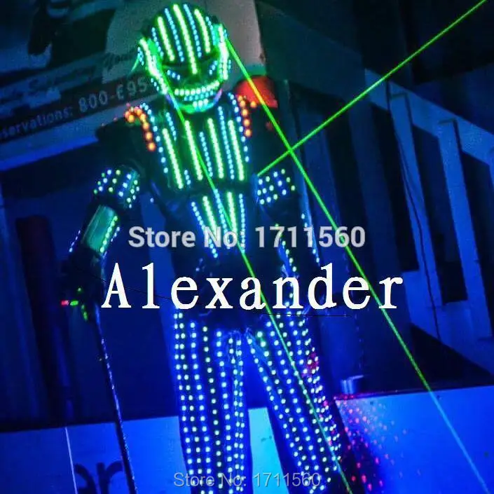 Compra led robot traje online al por mayor de China, Mayoristas de led ...