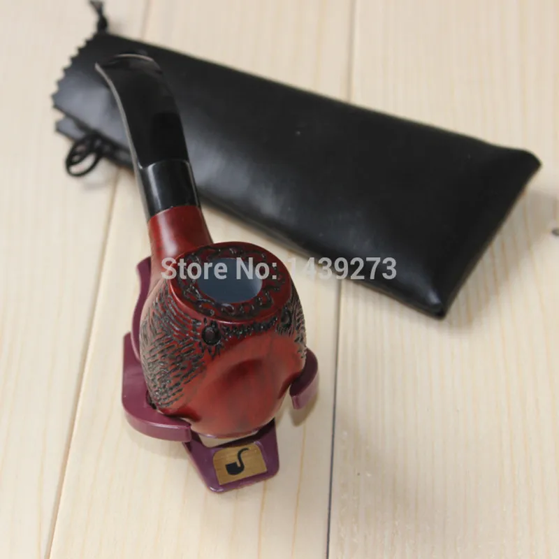 1pcs tobacco pipes Grinder Filter weed Portable Handmade wood smoking ...