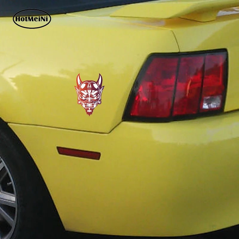 HotMeiNi 3.5"X5" Devil Satan Face Evil Demon Lucifer 666 Car Bumper ...
