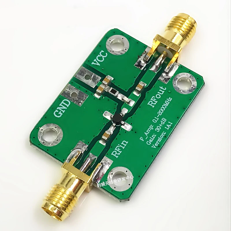 LNA 0.1 2000MHz 30dB Gain AMP Wifi Low noise amplifierUltra Wide Band ...
