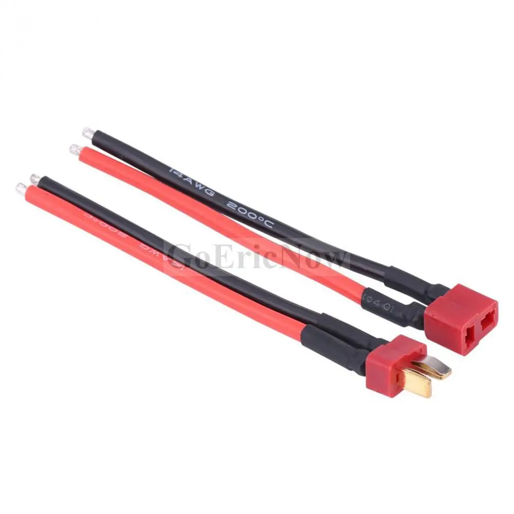 10Pcs Deans Style T Plug Male Female Connector Silicone Wire With 10CM ...
