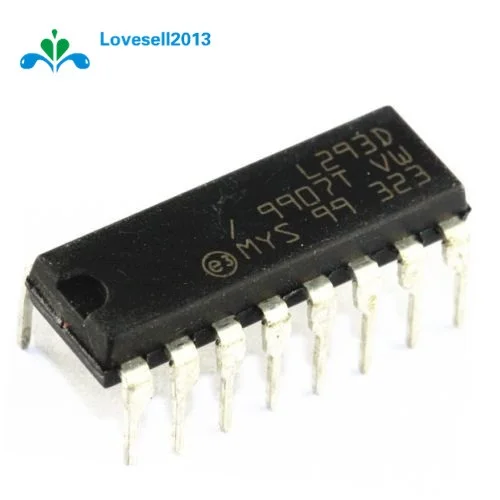 5 Pcs Standard L293D L293 Push Pull Four Channel Stepper Motor Driver ...