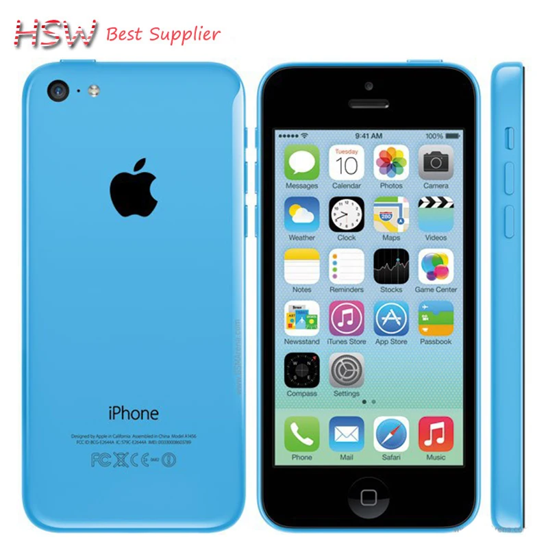 iPhone 5c Original Unlocked Apple iPhone 5C IOS GPS WIFI Dual Core 4.0 ...