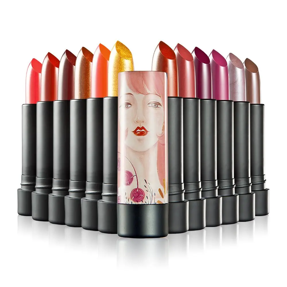 Buy 1pcs Metallic Lipstick Makeup Waterproof Metal