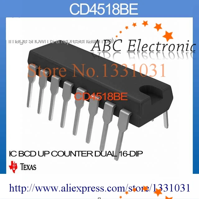 CD4518BE IC BCD UP COUNTER DUAL 16 DIP CD4518BE 4518 CD4518 CD4518B ...