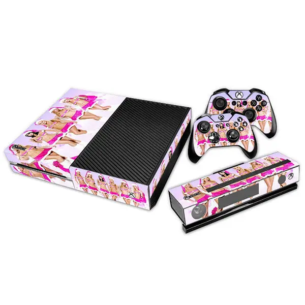 2015 New Sexy Girl Skins Sticker For Xbox One Vinyl Accessories Games 2 Controller Kinect