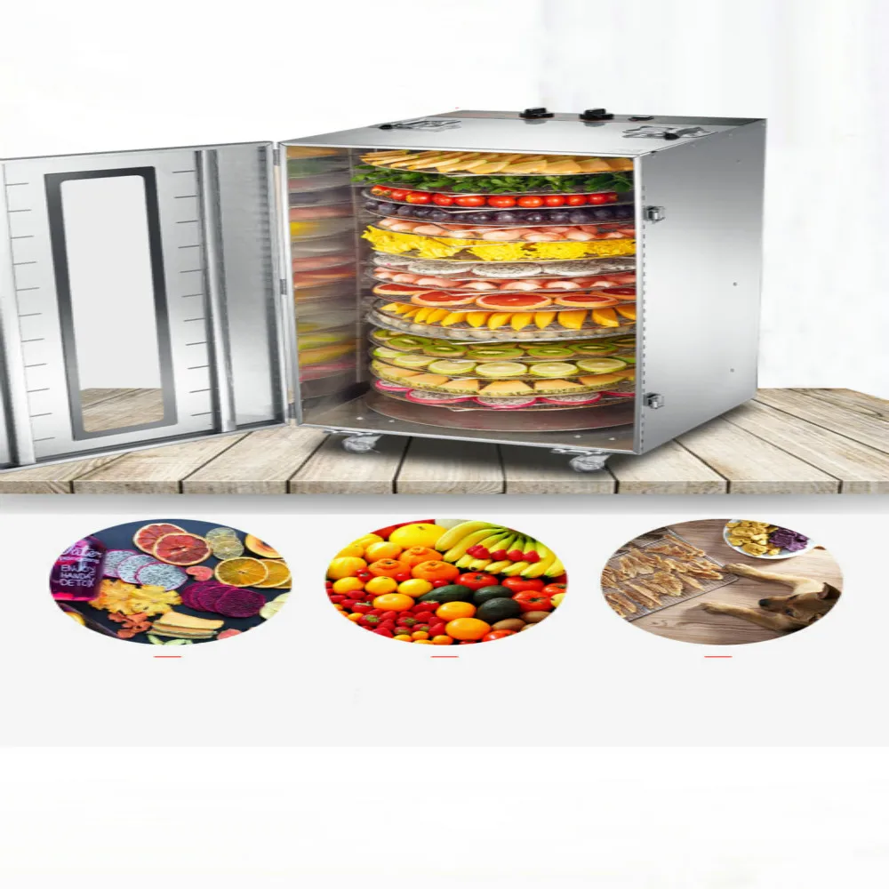 Rotating fruit dryer Food dehydration dryer fruit vegetables Meat food ...