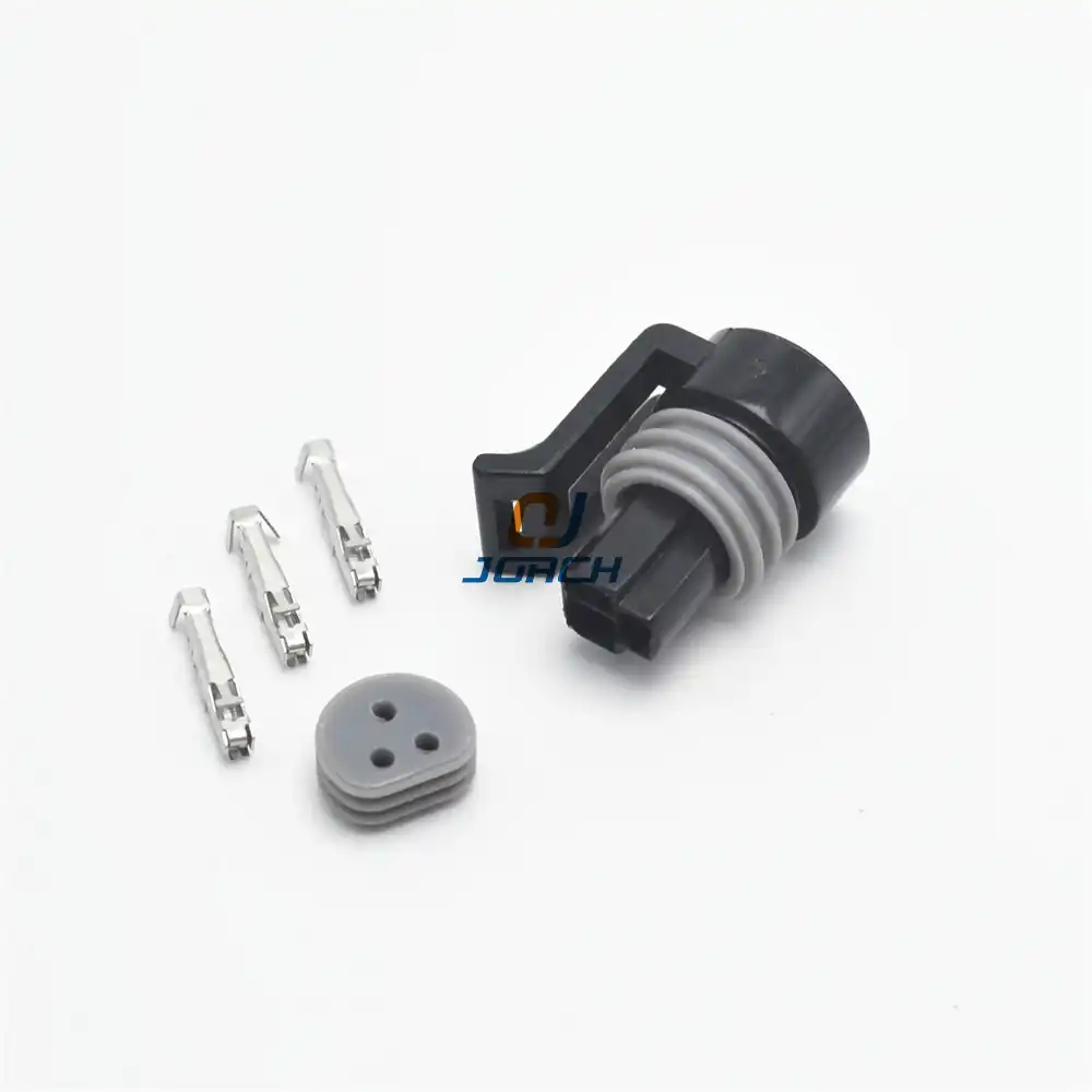 10 sets 3 pin waterproof automotive oil Fuel Pressure Sensor Connector ...