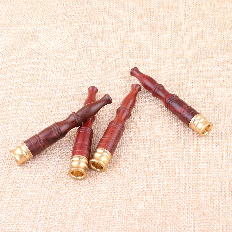 Solid Wood Smok Pipe Portable Cigarette Filter Holder Creative Smoker ...