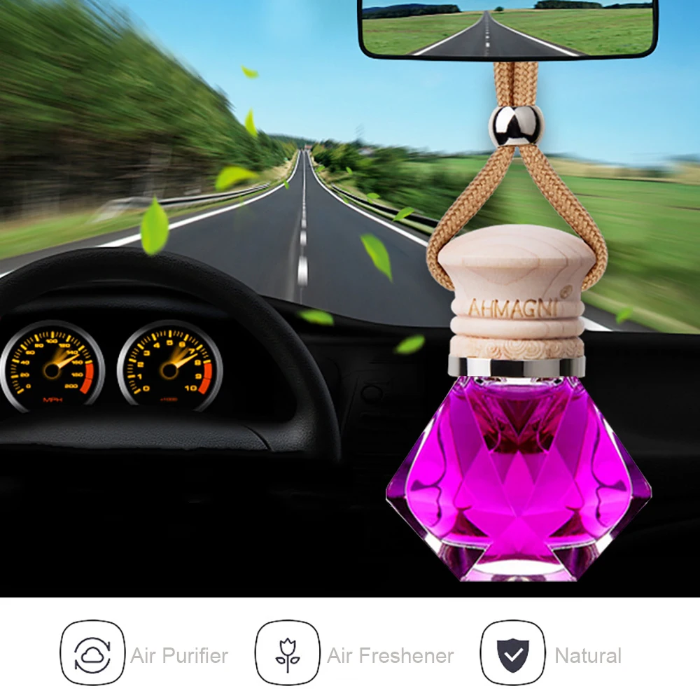 Car Perfume Pendant Automotive Essential Oil Air Freshener Purifier ...
