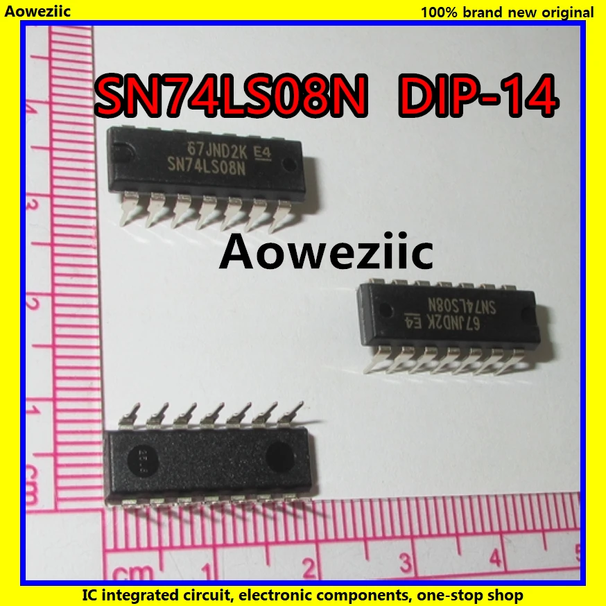 10Pcs/Lot SN74LS08N 74LS08 DIP 14 QUADRUPLE 2 INPUT POSITIVE AND GATES ... 10Pcs/Lot SN74LS08N 74LS08 DIP 14 QUADRUPLE 2 INPUT POSITIVE AND GATES ...
