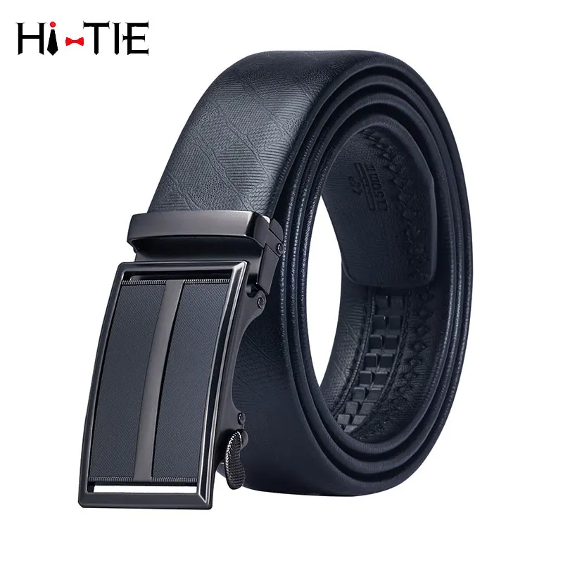 PD 0065 Brand Men Belt Automatic Genuine leather Black Business Style ...