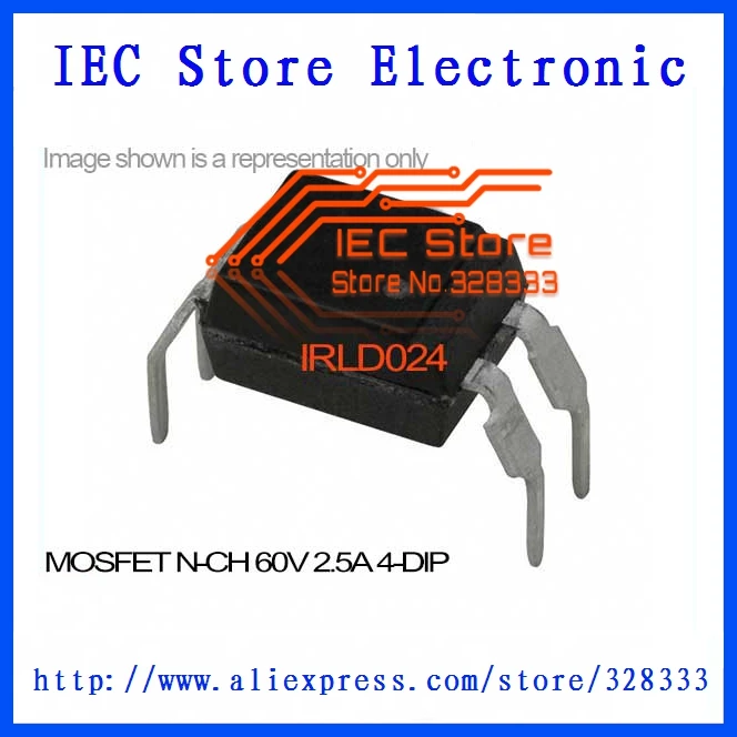 IRLD024 MOSFET N CH 60 볼트 2.5A 4 DIP IRLD024 024 D024 LD024|mosfet ...