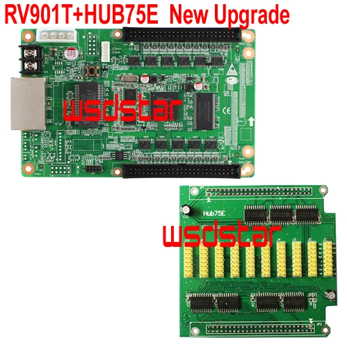 Rv901t + hub75e led receber cartão display led síncrono controlador de ...