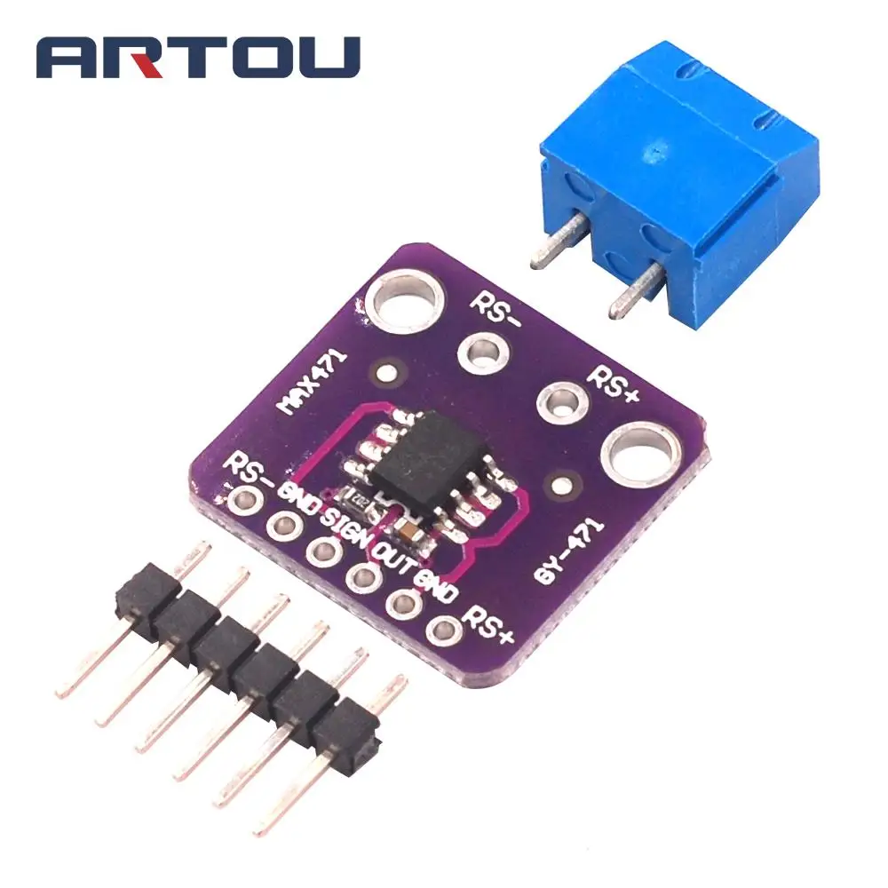 MAX471 GY 471 DC 3.3V 3A Range Current Voltage Test Sensor Module ...