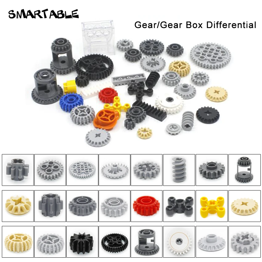 Smartable-Technical-Gear-Parts-Building-Block-Toys-Set-MOC-Model-For ...