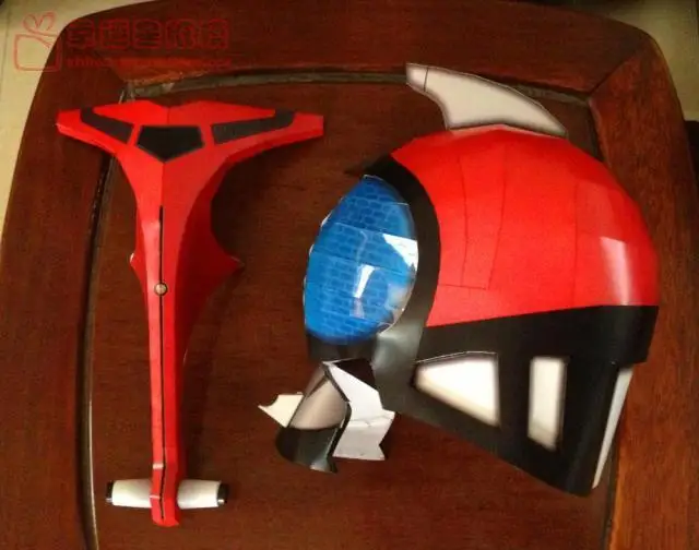 1:1 Manual Limit Of 3D Paper Model DIY For Wearable Fake Knight Kabuto ...