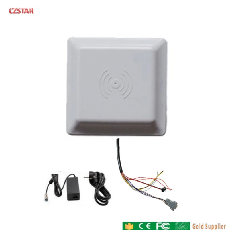 UHF RFID reader 6m long range reader integrated antenna RS232/485 ...