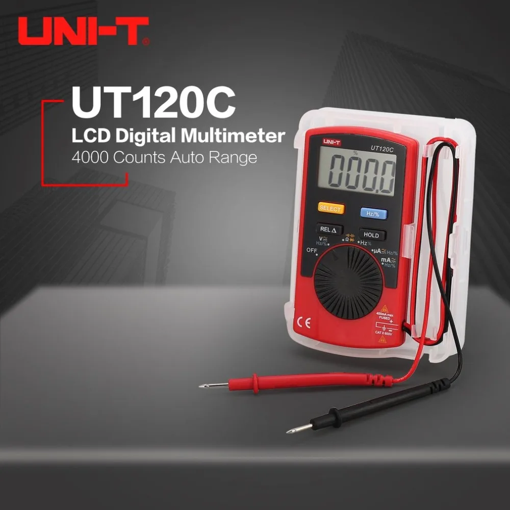 UNI-T UT120A/B/C Tester Digital Multimeter Pocket Handle Auto Range DC ...