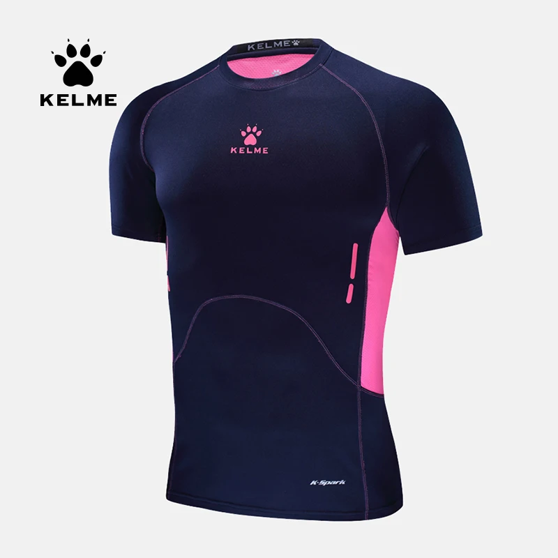 Kelme Professional Men's Sport Running Shirt Quick Dry Short Sleeve Basketball Training T-shirt ...