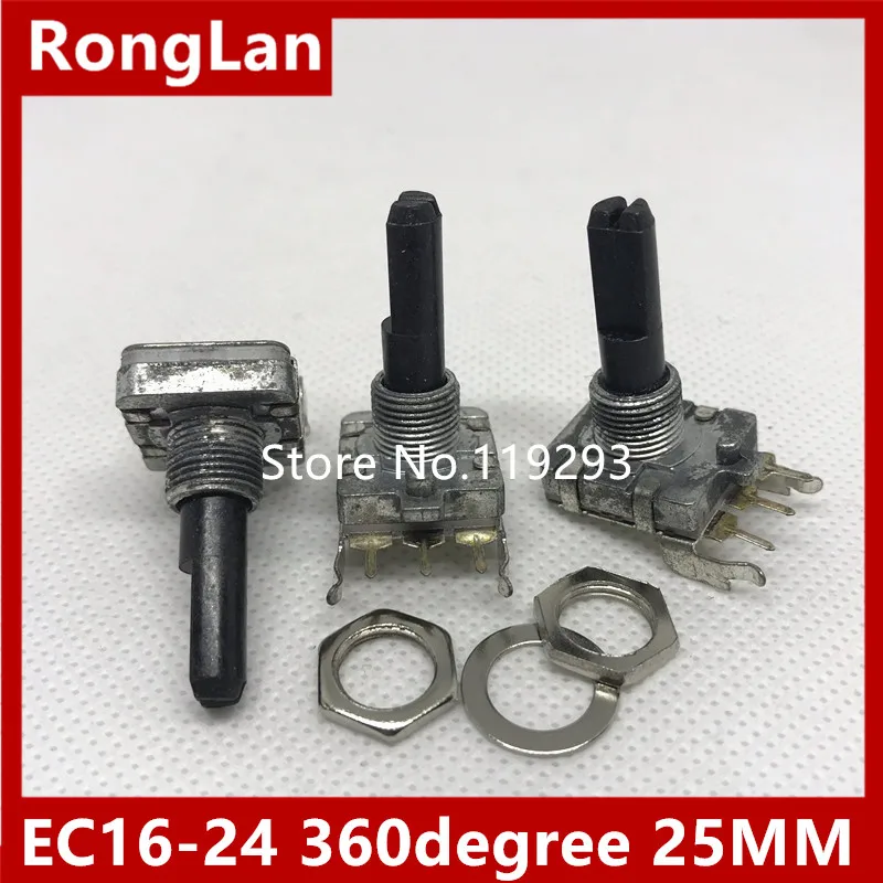 [bella]ec16 Encoder 360 Degree Rotating Digital Pulse Encoder Potentiometer 24 25mm Shaft Length