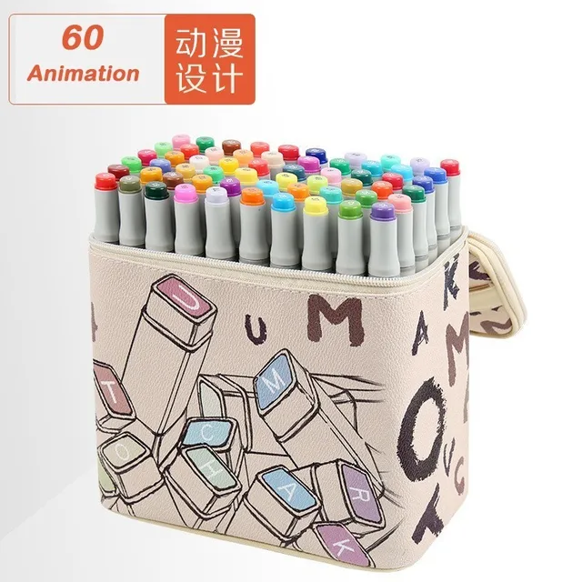 TOUCHMARK Markers Pen Set 40/60/80/168 Color Animation Sketch Marker ...