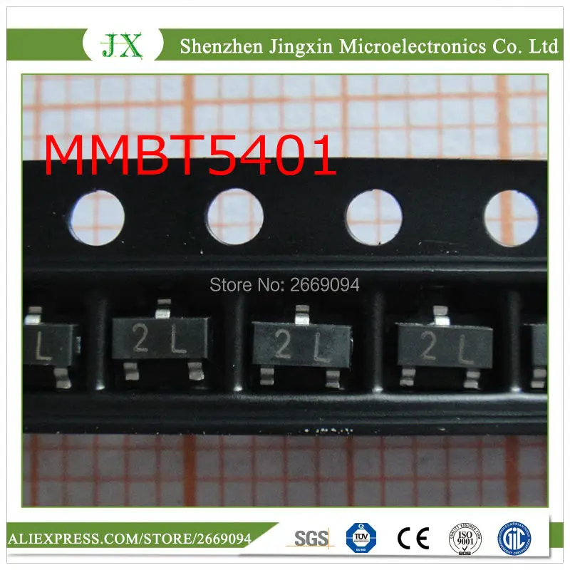 1000pcs Smd Triode Transistor Mmbt5401lt1g Mmbt5401 2l 0.6a/180v Pnp ...