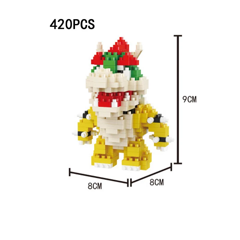 Classic Game Image Micro Diamond Building Block Super Mario Bros ...