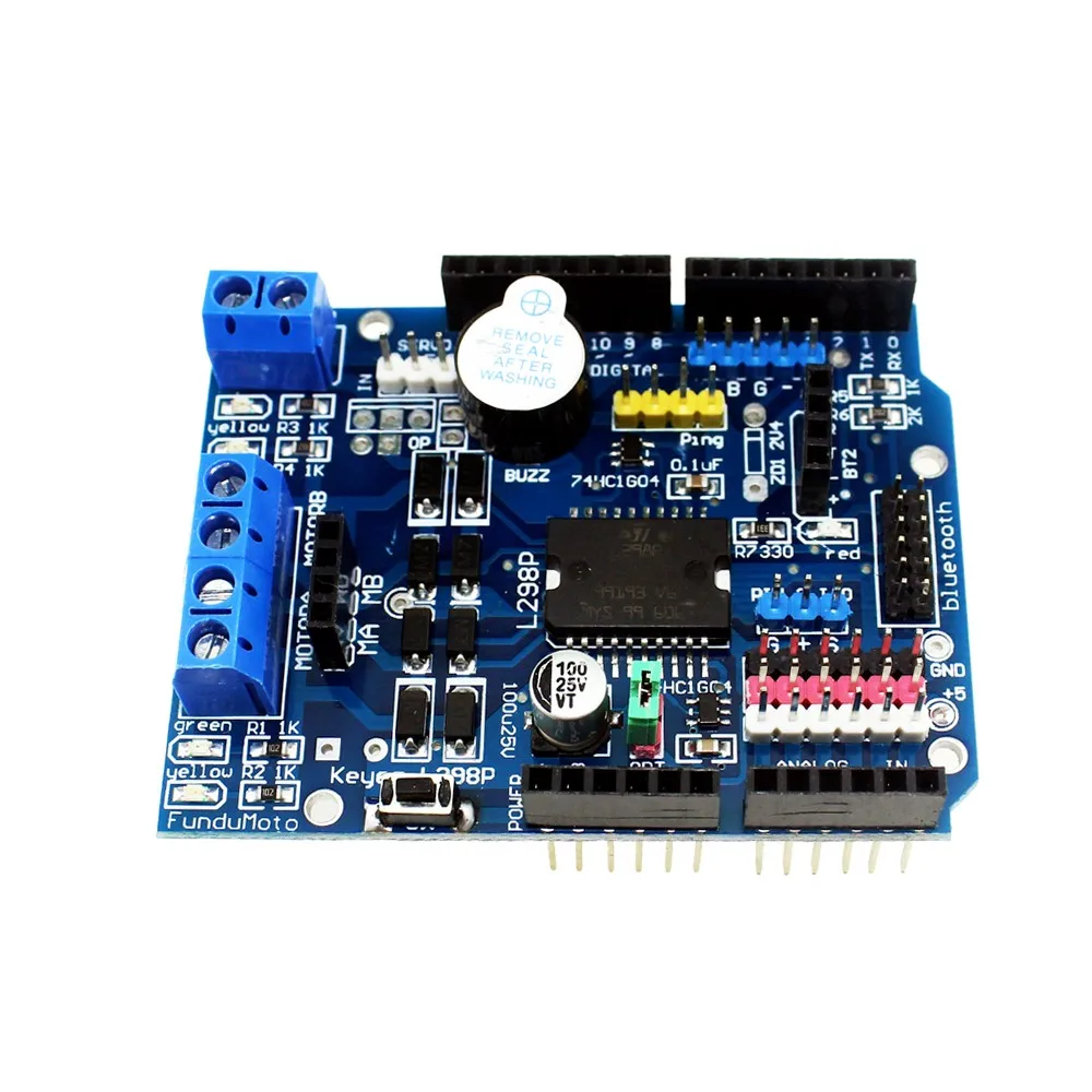 L298P PWM Dual High-Power H-bridge Driver - 2A drive current