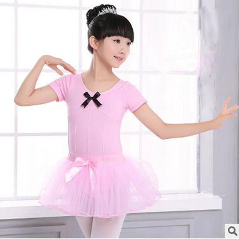 Girls Dance Clothes Children Exercise Clothes Girls Ballet Cotton Short ...