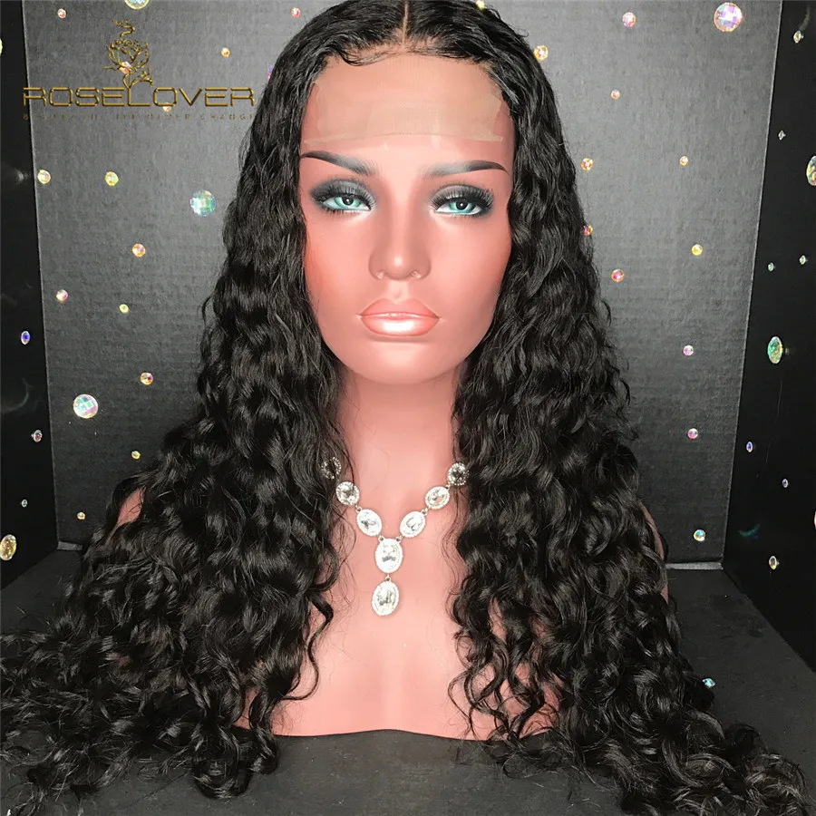 Wet And Wavy 360 Lace Frontal Human Hair Wigs Brazilian Lace Front Wigs