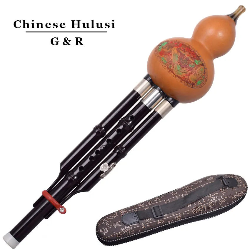 Flauta China Hulusi tradicional calabaza Flauta Cucurbit viento ...
