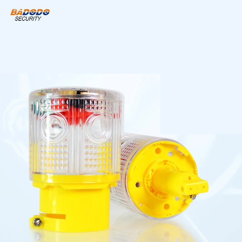 Rain-proof Optical Controlled No Switch Solar Warning alarm lamp light ...