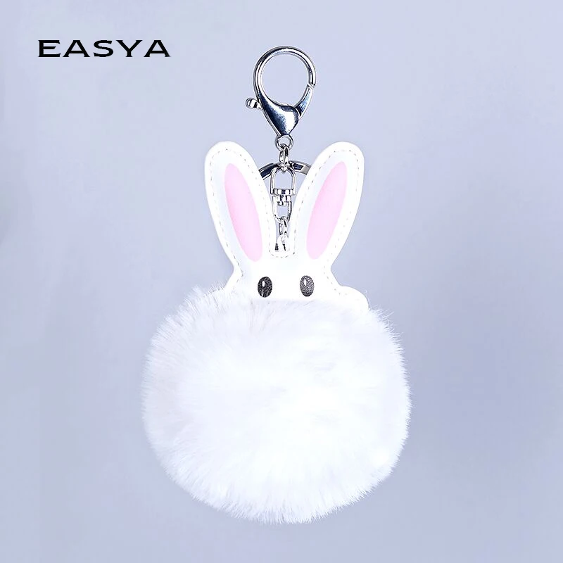 Aliexpress.com : Buy EASYA Design Supper Cute Rabbit Key Chain Soft ...