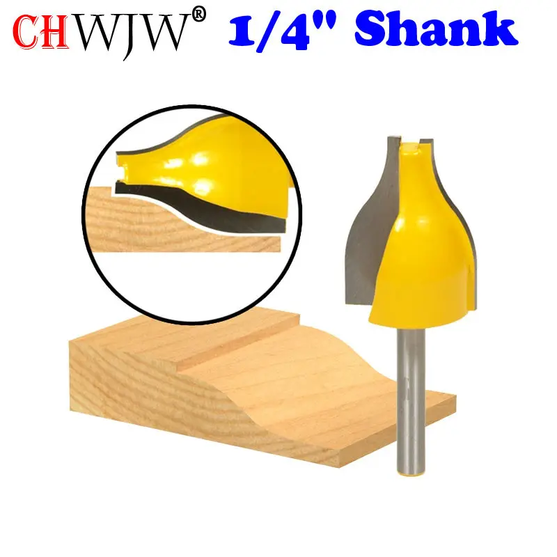 1pc Raised Panel Vertical Router Bit - Medium Ogee - 1/4" Shank Door ...
