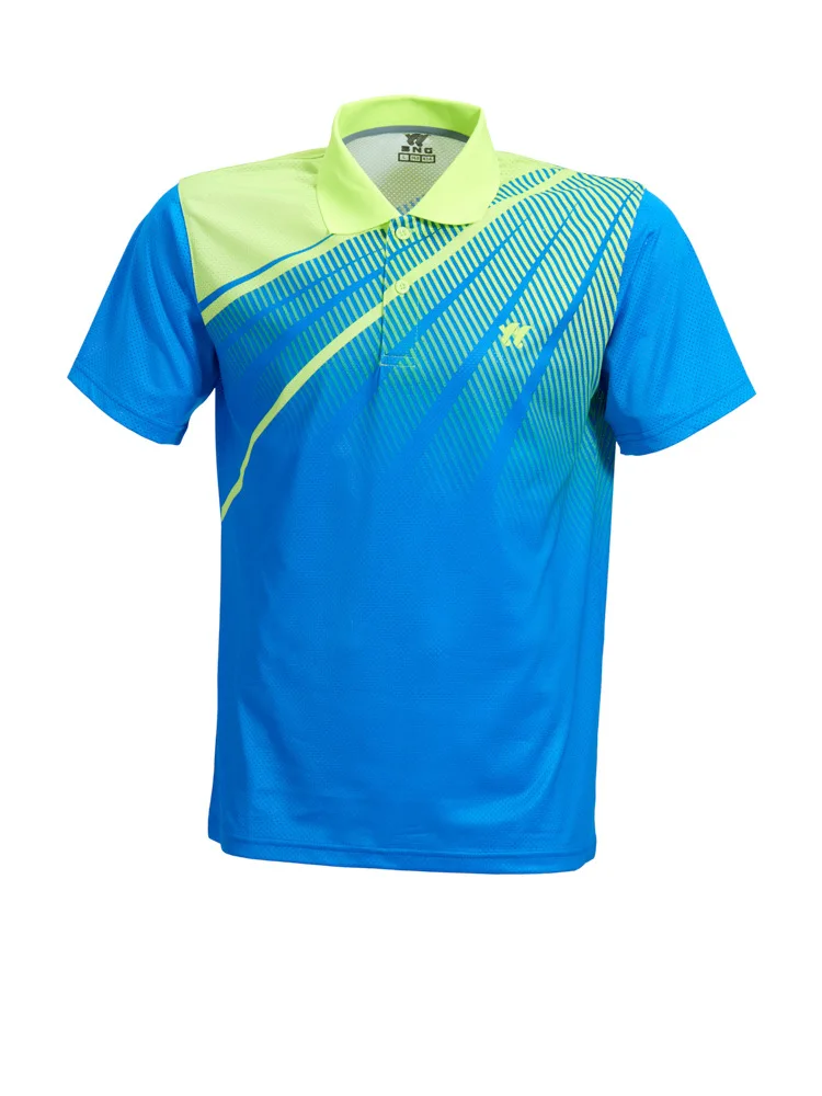 New Men/Women Badminton T Shirts polyester Quick Dry Tennis shirts Athletic Table Tennis Jersey ...