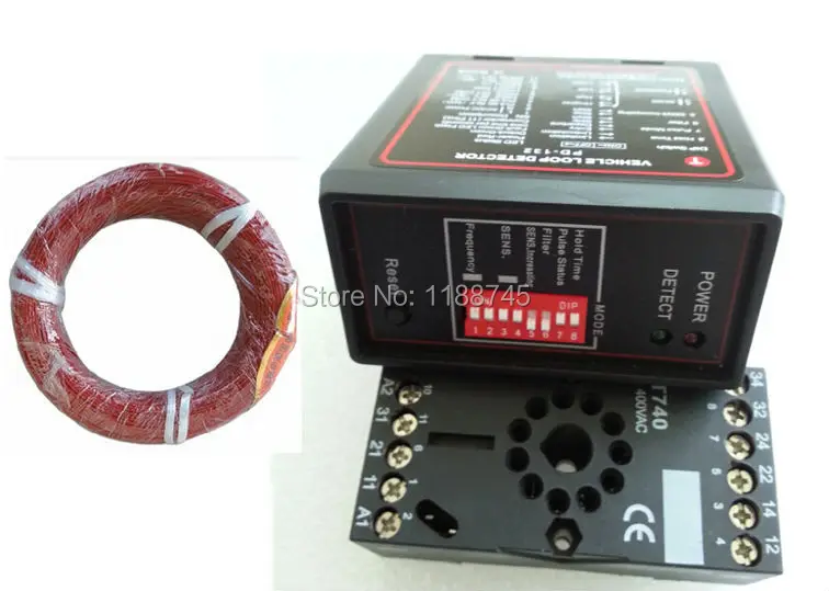 Traffic Inductive Loop Vehicle Detector Signal Control W 50m Induction Coil Wire In Access