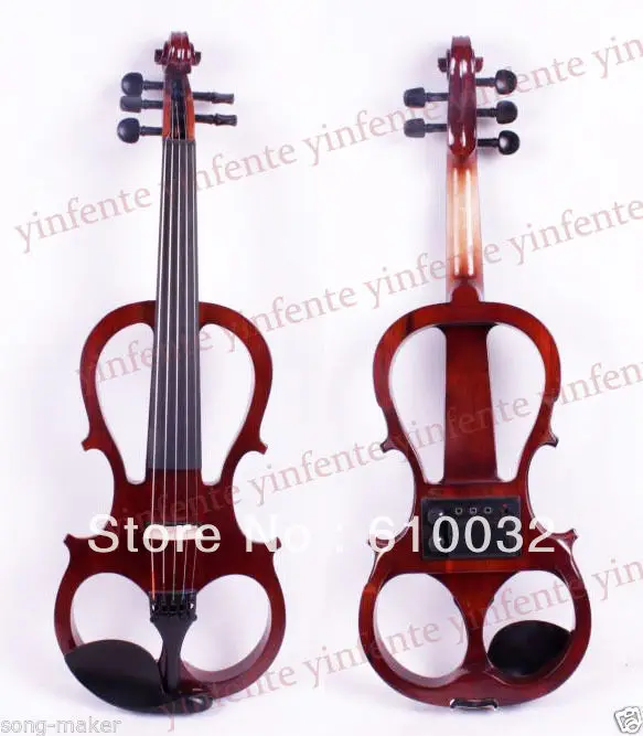 New 5 String 16'' Electric Viola Silent Solid Wood Body Powerful Sound ...