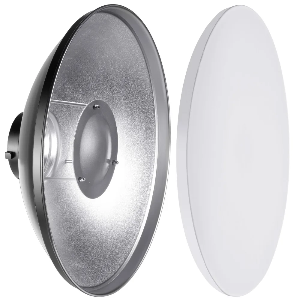 Neewer 16 inches Standard Reflector Beauty Dish with White Diffuser ...