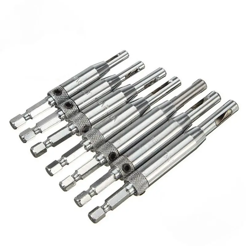 Drill Bit Set For Wood Quick Change Bit And Automatic Spring Loaded ...