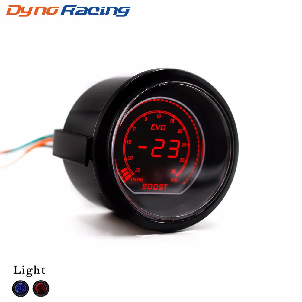 2-52mm-Car-EVO-Digital-Turbo-Boost-Gauge-Psi-Meter-With-Sensor-Turbo ...