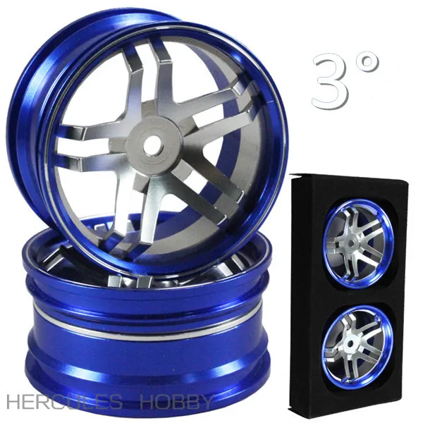 4pcs Aluminum Alloy CNC Machined RC Wheels for Drift Touring On road ...