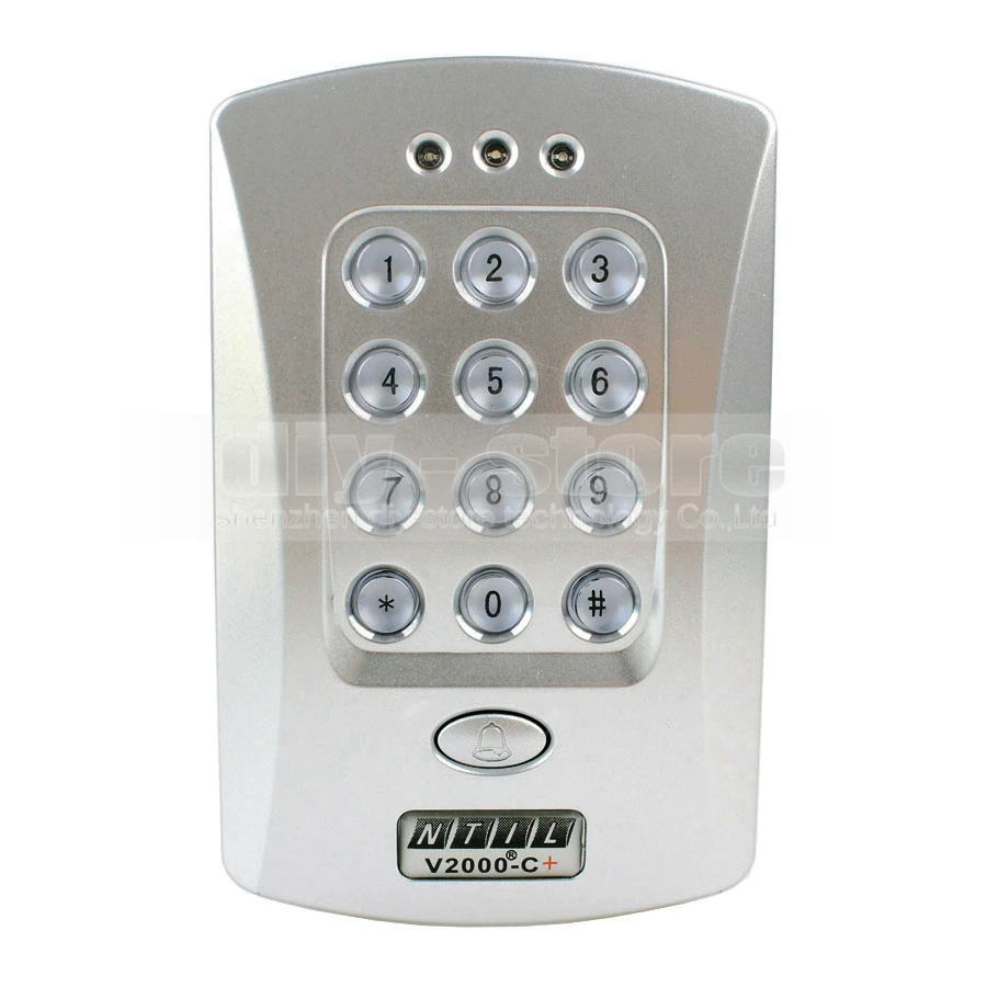 DIYKIT Free Shipping 125KHz Door RFID Keypad Proximity Reader Access ...