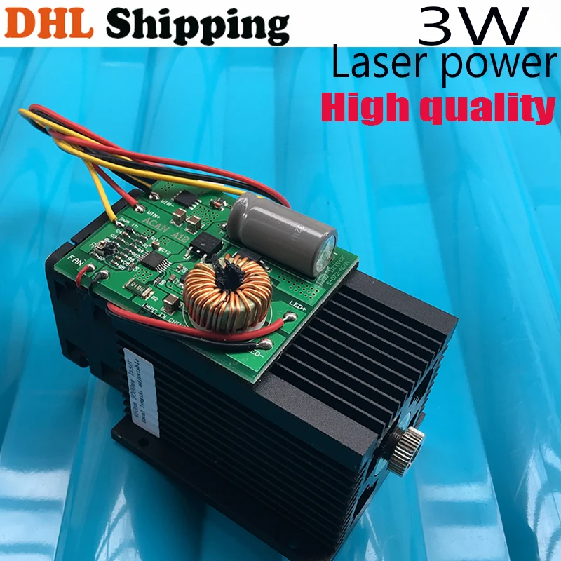 DIY Focusable 450nm 3000mW Blue Laser Module diy laser machine parts ...