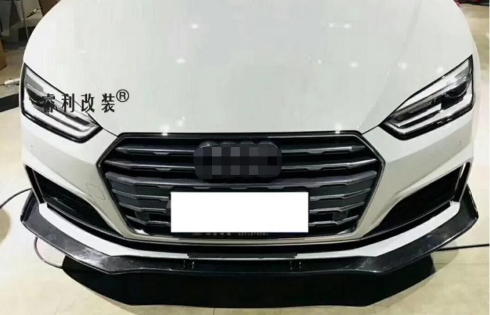 Carbon Fiber Car Front+Rear Bumper Lip Spoiler Auto Car Diffuser Fits ...