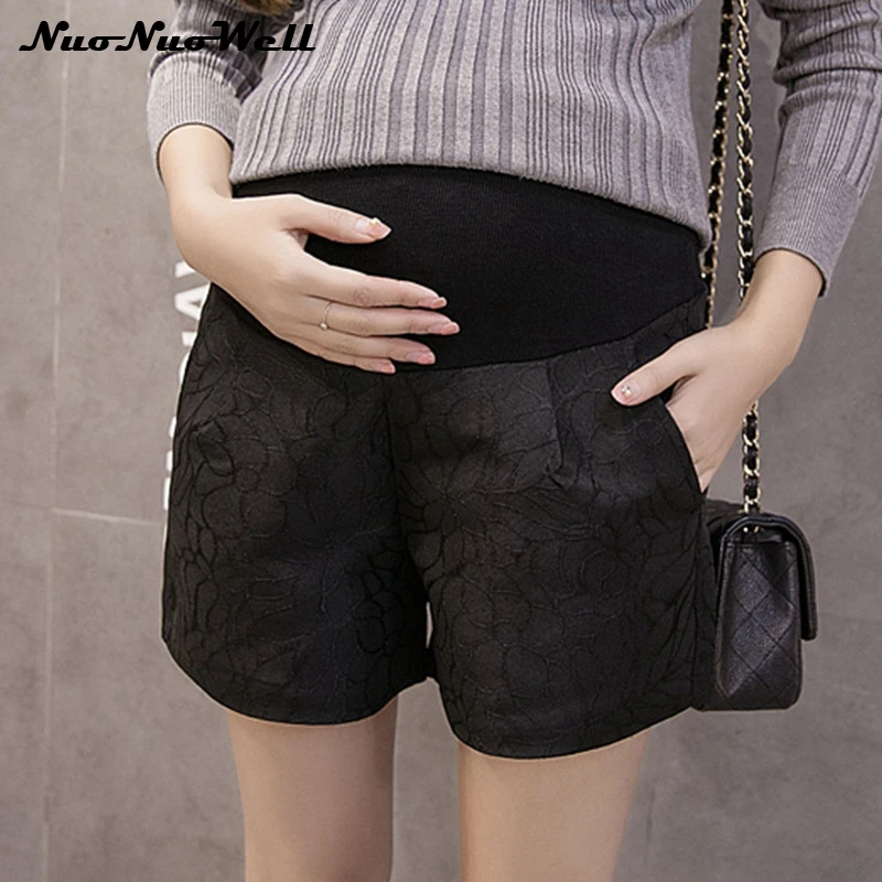 Pregency Thicking Shorts Pants Winter Maternity Clothes for Pregnant ...