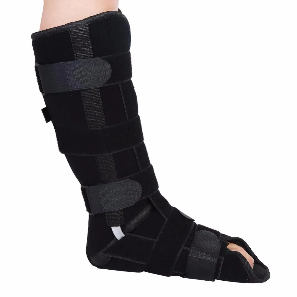 Medical Leg Brace Foot Drop Splint Ankle Support Calf Limb Support ...