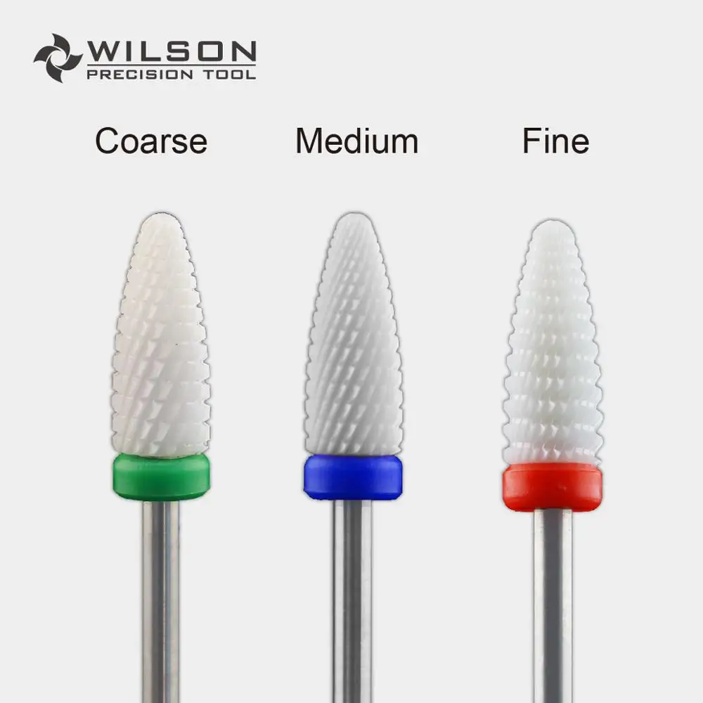 Flame Bit Remove Foot Calluses Bit White Ceramic Pedicure Drill Bit ...