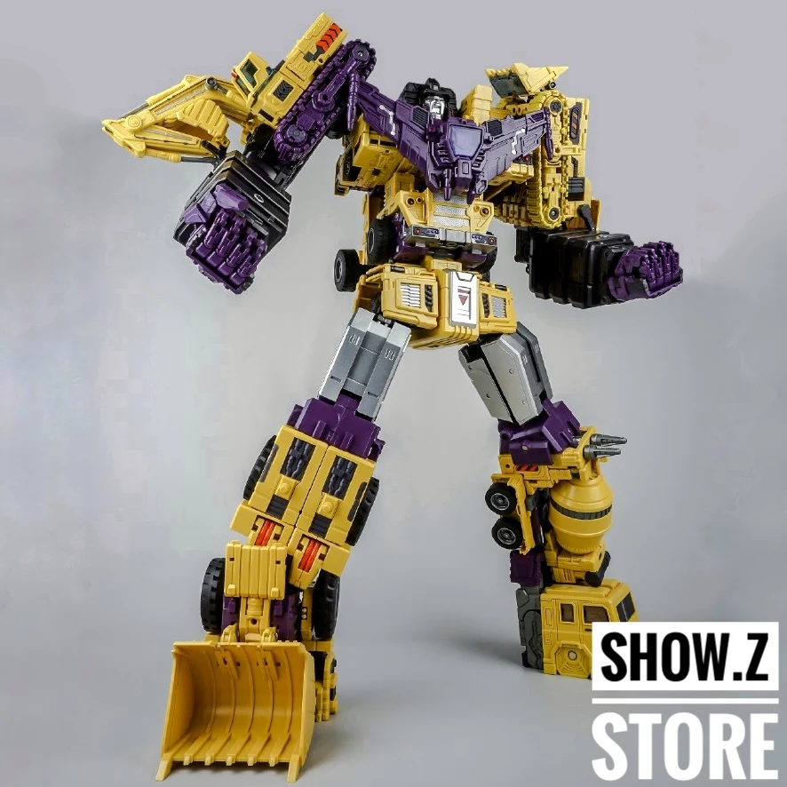 [Show.Z Store] Toyworld TW C07B Constructor Devastator Yellow Set of 6 ...